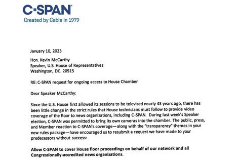 C Span Does Not Control Cameras In The House Today C Span Delivered A… C Span