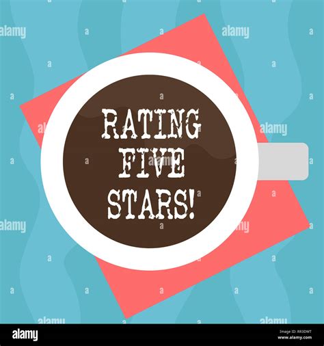 Conceptual Hand Writing Showing Rating Five Stars Business Photo