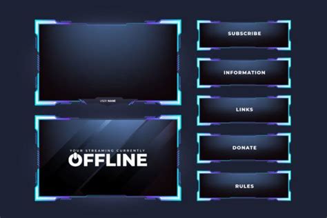 Gaming Overlay Frame Template Design Graphic By IftiDigital Creative