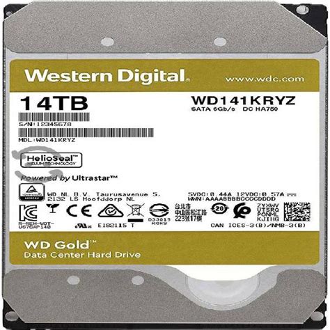 Wd141kryz dd interno wd gold 3.5 14tb sata3 6gb/s en México Ciudad De ...
