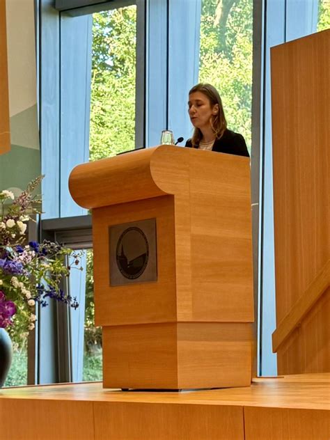 Congratulations To Professor Eva Lein On The First Presentation Of The