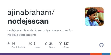Github Ajinabrahamnodejsscan Nodejsscan Is A Static Security Code Scanner For Nodejs