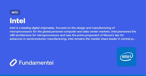 Intc Intel Fundamentei