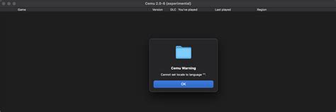 Macos Cannot Set Locale To Language · Issue 349 · Cemu Project