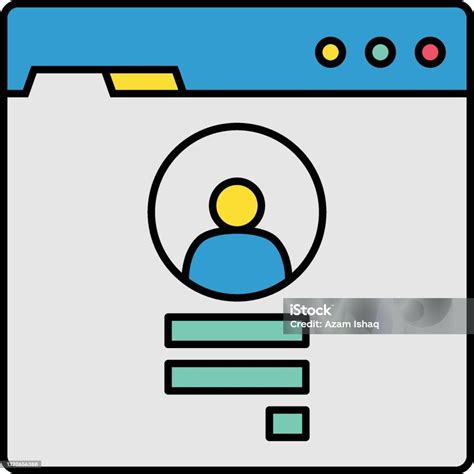로그인 화면 보호 웹 응용 프로그램 벡터 색상 아이콘 디자인 데이터 센터 및 웹 호스팅 기호 원격 데스크톱 화면 개념 세션 납치 또는 피싱 스톡 일러스트와 웹 브라우저
