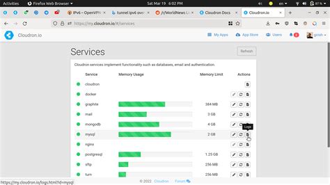 Services Cloudron Docs