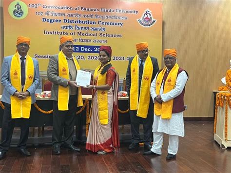 Dr Monisha Nirmal Msay On Linkedin Banarashinduuniversity