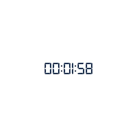 Premium Vector Digital Clock Number Set Electronic Figures Vector