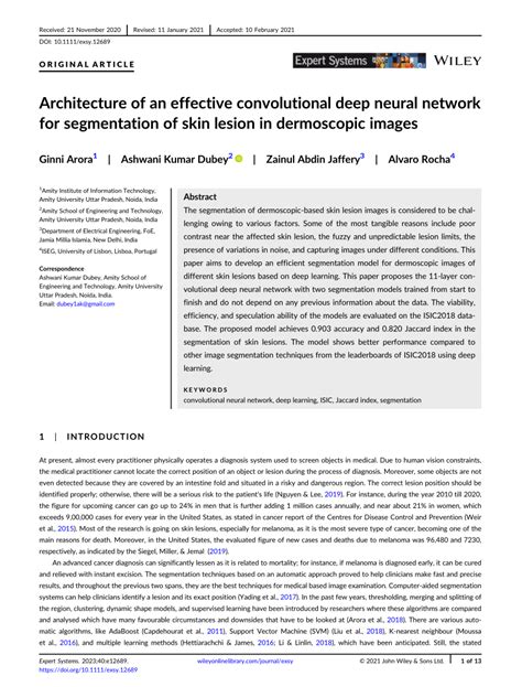 Architecture Of An Effective Convolutional Deep Neural Network For Segmentation Of Skin Lesion