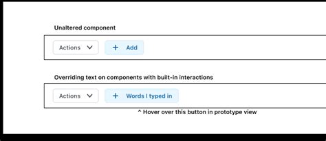 Text Overrides Reset On Nested Components With Built In Interactions