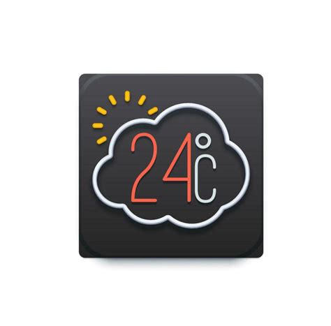 Climate And Weather Icon Forecast Mobile App 23836267 Vector Art At Vecteezy