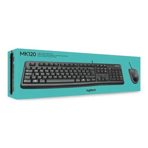 Logitech Mk120 Wired Usb Keyboard Mouse Set At Rs 895 Set Keyboard And Mouse Combo In New Delhi
