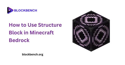 How To Use Structure Block In Minecraft Bedrock
