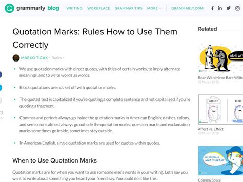 Grammarly Blog Quotation Marks Rules How To Use Them Correctly