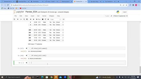 Python Data Analysis Pandas Complete Video With Tip Dataset Part 2