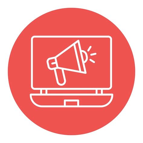 Векторная иллюстрация вещательного маркетинга Премиум векторы