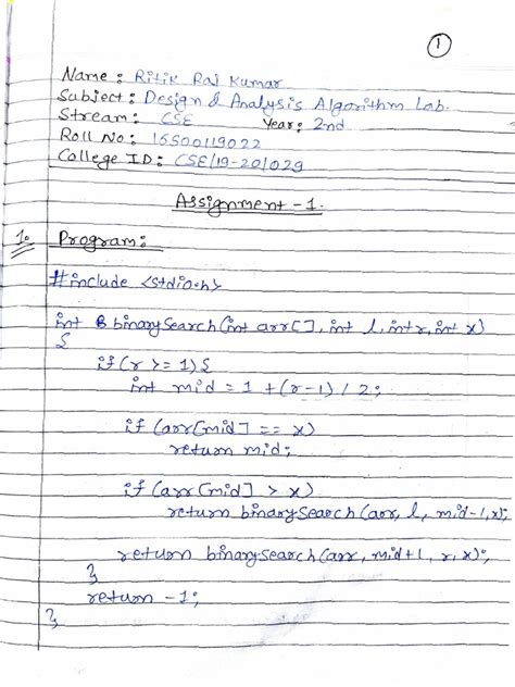 Ritik Raj Kumar 16500119022 Daa Lab Pdf Queue Abstract Data Type Computer Programming
