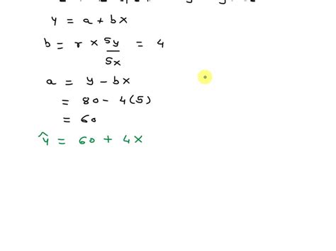 Solved A Simple Linear Regression Analysis Relating Test Scores Y To