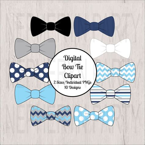 Blue Bow Tie Clip Art Free Png Image｜illustoon 3964425