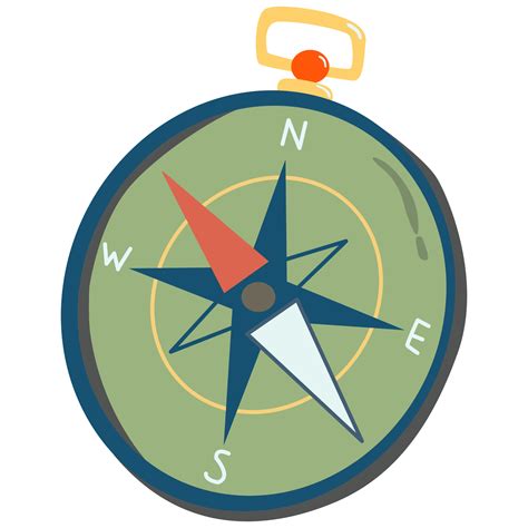 Compass Tool Navigation And Orientation Equipment Cartoon 39300456 Png