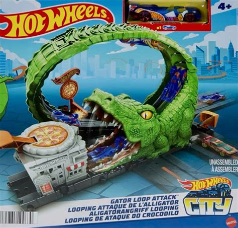 2023 Hot Wheels City Gator Loop Attack Play Set Hot Wheels Birthday
