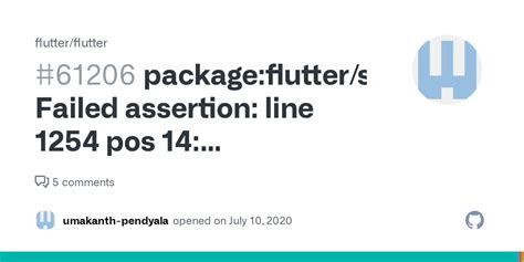 Package Flutter Src Painting Text Style Dart Failed Assertion Line Pos