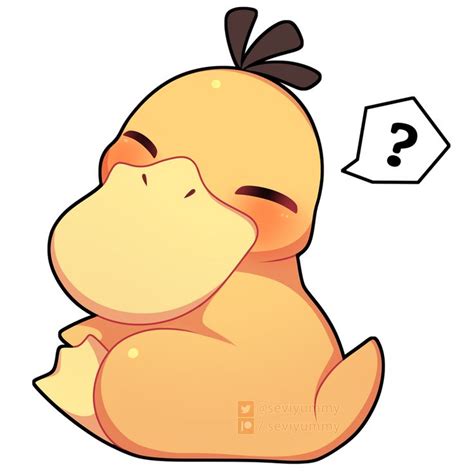 Chibidex 054 Psyduck By Seviyummy On Deviantart Psyduck Pokemon