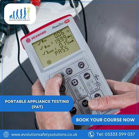 Portable Appliance Testing Services PAT Evolution Safety Solutions