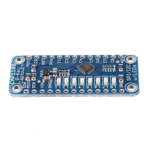 Cap1188 8 Key Capacitive Touch Sensor Module Spi I2c Captouch Led 8