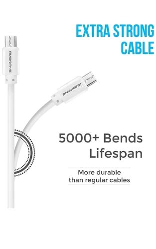 Buy Ambrane Acm 1 Data Cable Usb To Micro Usb Online From Indian Mobile