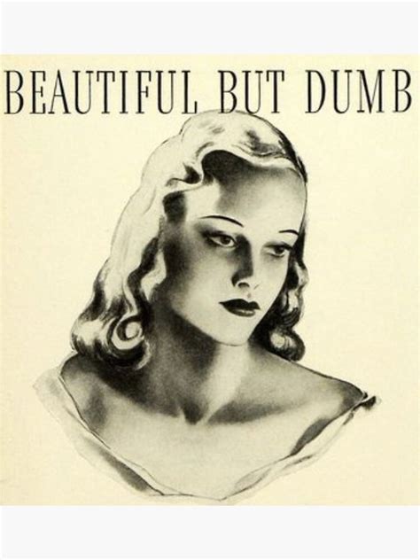 Beautiful But Dumb Sexist Vintage Deoderant Magazine Ad Postcard For