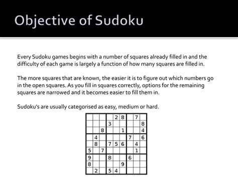 Presentation Sudoku Assignment Pptx Puzzle Video Games Video