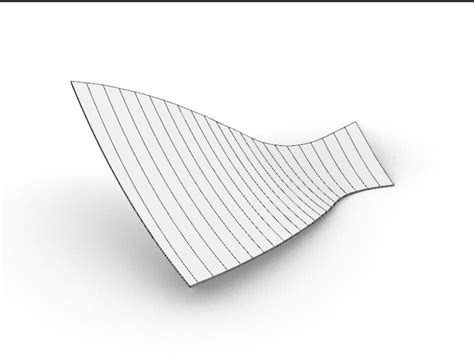 Unrolling Doubly Curved Geometry R Rhino