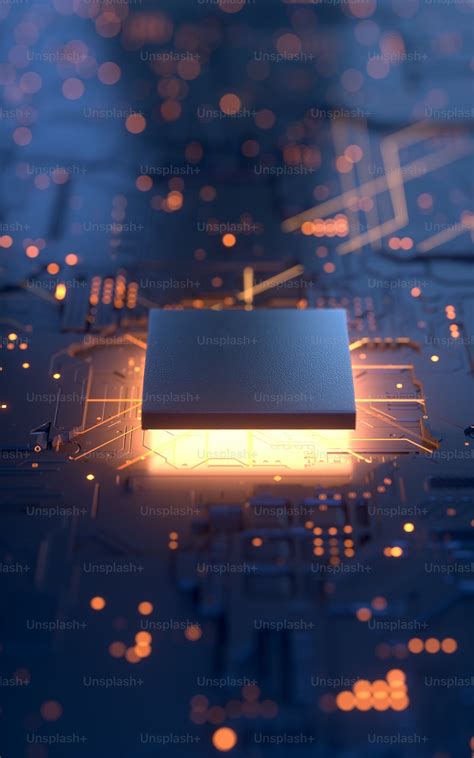 Central Computer Processors Cpu Concept 3d Rendering Conceptual Image