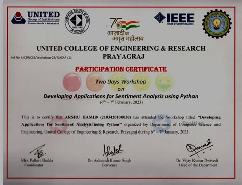 learned about sentiment analysis with python arshu hamid posted on the topic linkedin