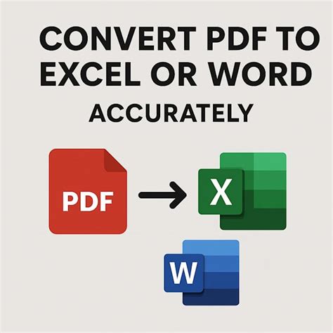 Convert Pdf To Excel Or Word Accurately By Qcexecindia Fiverr