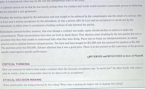 Apply The Firac Method On The Classic Case Of Lucy V