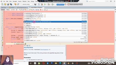 Implementasi Pencarian Nama Pada Pemrograman Sequential Search Youtube