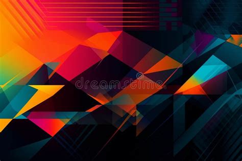 Vibrant Abstract Background An Abstract Background Illustration Featuring Vibrant Colors And