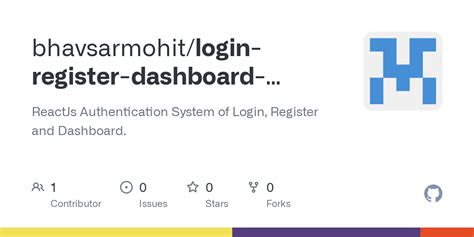 Github Bhavsarmohit Login Register Dashboard Reactjs Reactjs