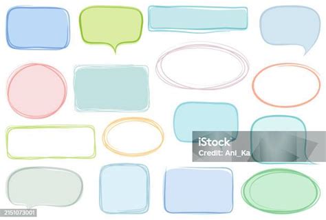 텍스트 상자 집합 대화 풍선 문자 기호에 대한 스톡 벡터 아트 및 기타 이미지 대화 풍선 문자 기호 상자 인용 문자 Istock