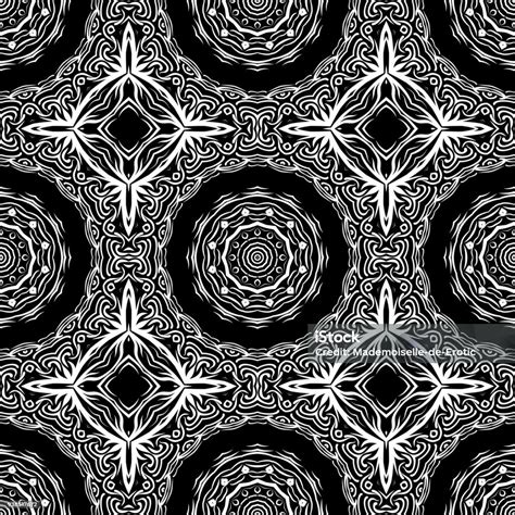 꽃 동기와 원활한 타일된 패턴입니다 인쇄 벽지 섬유에 대 한 벡터 일러스트 레이 션 0명에 대한 스톡 벡터 아트 및 기타 이미지 0명 곡선 골동품 Istock