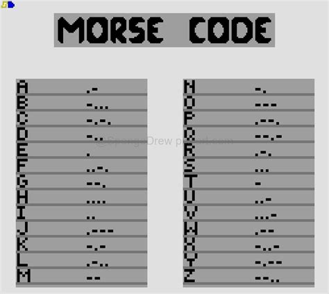 Pixilart Morse Code By SpongeDrew