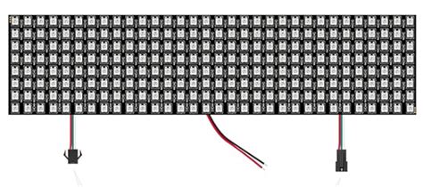 Led Scroll Display Using Addressable Rgb Led Panels R Esp32
