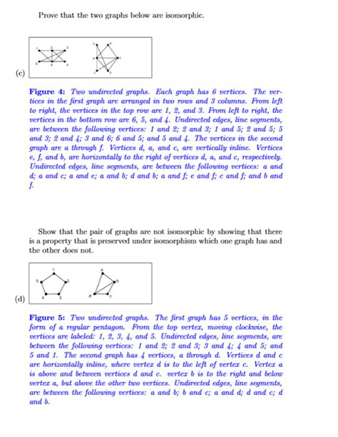 [solved] prove that the two graphs below are isomorphic see picture