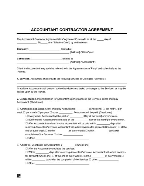 Independent Consultant Agreement Template