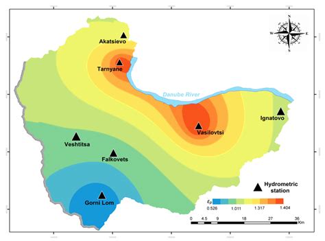 Spatial Distribution Of The Climate Elasticity Of Streamflow ɛp