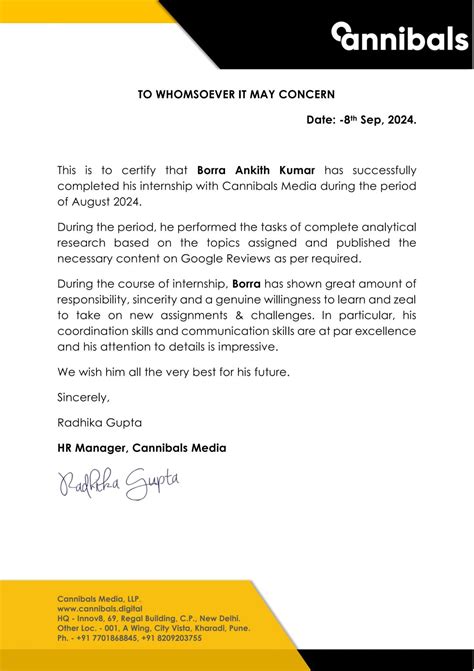 Internship Learning Growth Digitalmedia Gratitude Ankith Kumar Borra