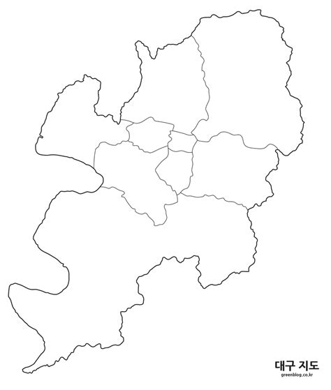 대구 지도 행정 구역 관광지를 표시한 4가지 종류 Green Blog 대구 지도 행정 구역 관광지를 표시한 4가지 종류 Green Blog