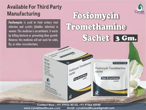 Fosfomycin Tromethamine Sachet At ₹ 530 Pack Fosfomycin Sachet In Sonipat Id 2851111903048